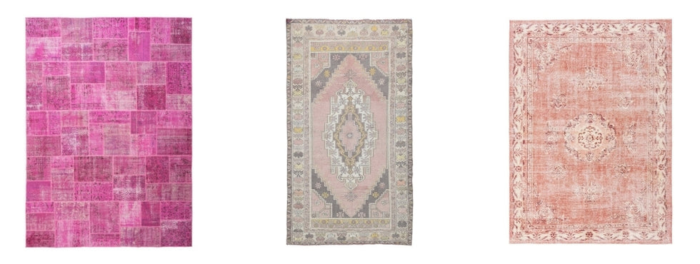 Shop Pink Vintage Area Rugs - Soft Elegance for Every Room – Kirmen™